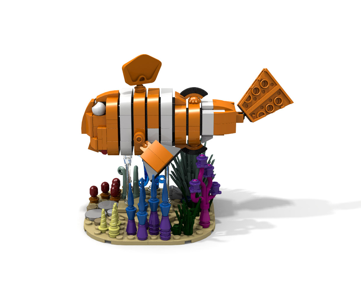 This Custom LEGO Finding Dory Build Needs 10K Love and Support