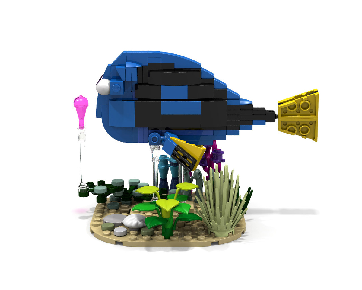 This Custom LEGO Finding Dory Build Needs 10K Love and Support