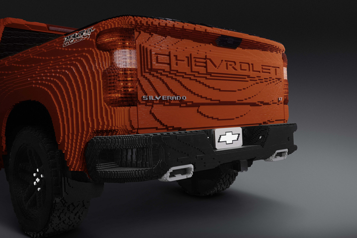 Check Out This Life-Sized, Custom LEGO Chevy Silverado MOC