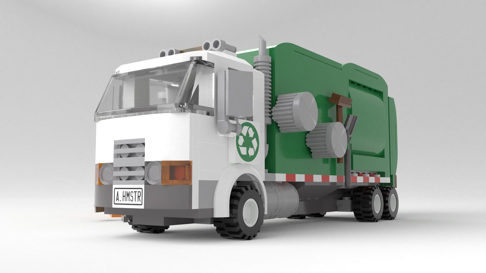 Definitely Support this "LEGO City"-Scale Automated Garbage Truck on ...