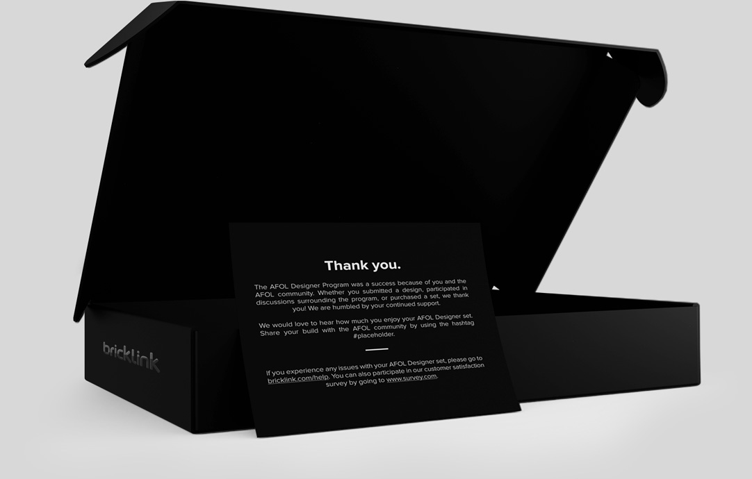 Official Packaging Design for LEGO Bricklink AFOL Designer Program ...