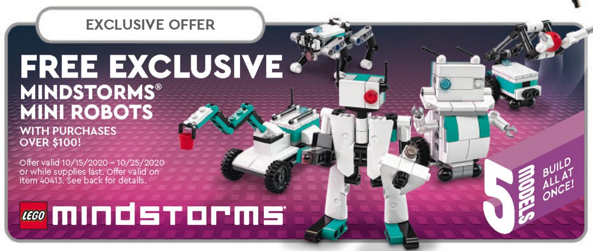 Check Out the LEGO Freebies in the October 2020 LEGO Store Calendar