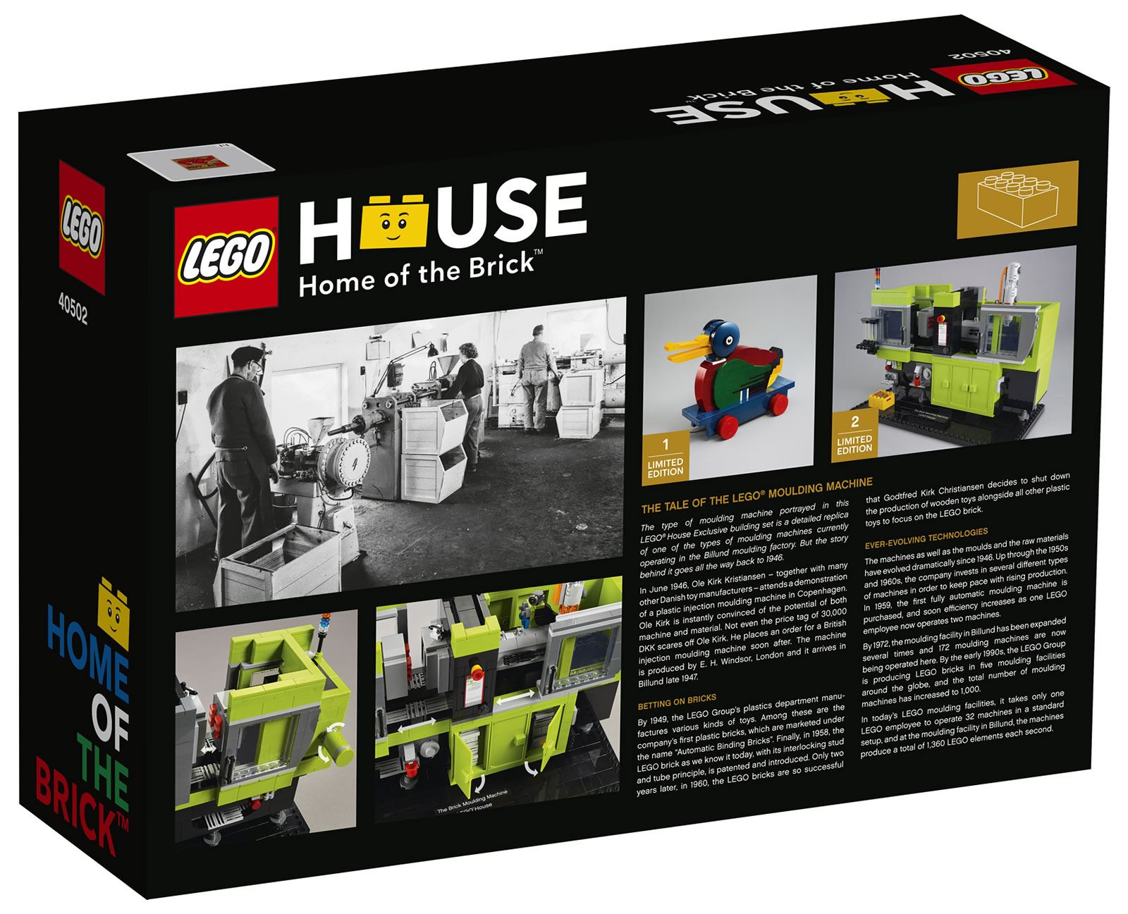 LEGO House The Brick Moulding Machine (40502) Exclusive Set Revealed