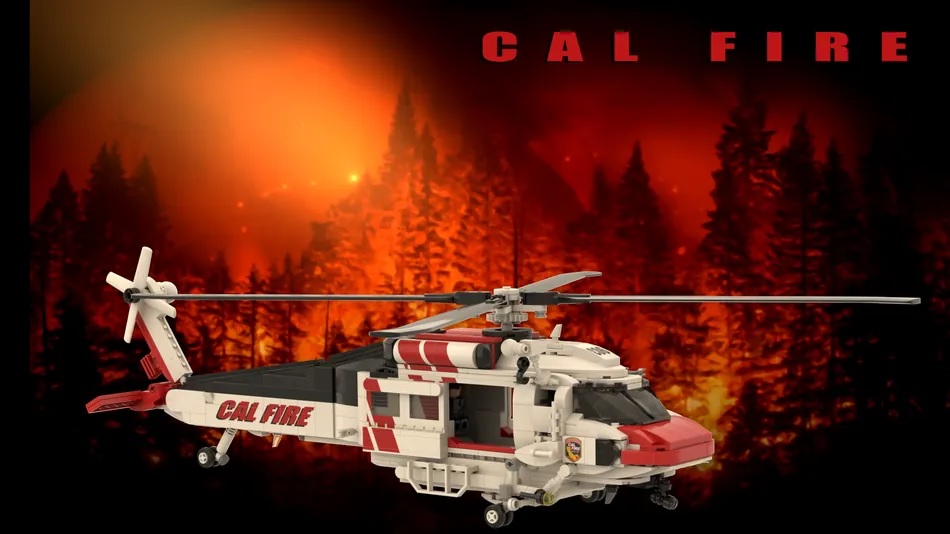 Slekk024's S-70 Firehawk Helicopter Needs Support on LEGO Ideas; CAL ...