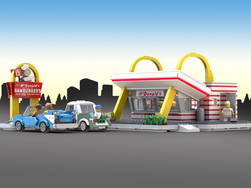 McDonald's Franchise 1955-1969 Gets into LEGO Ideas Third 2021 Review Stage | The Brick Show