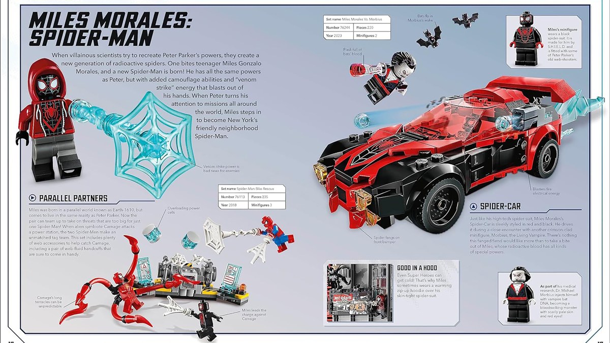 LEGO Marvel Visual Dictionary 2023 Offers an Exclusive Minifigure