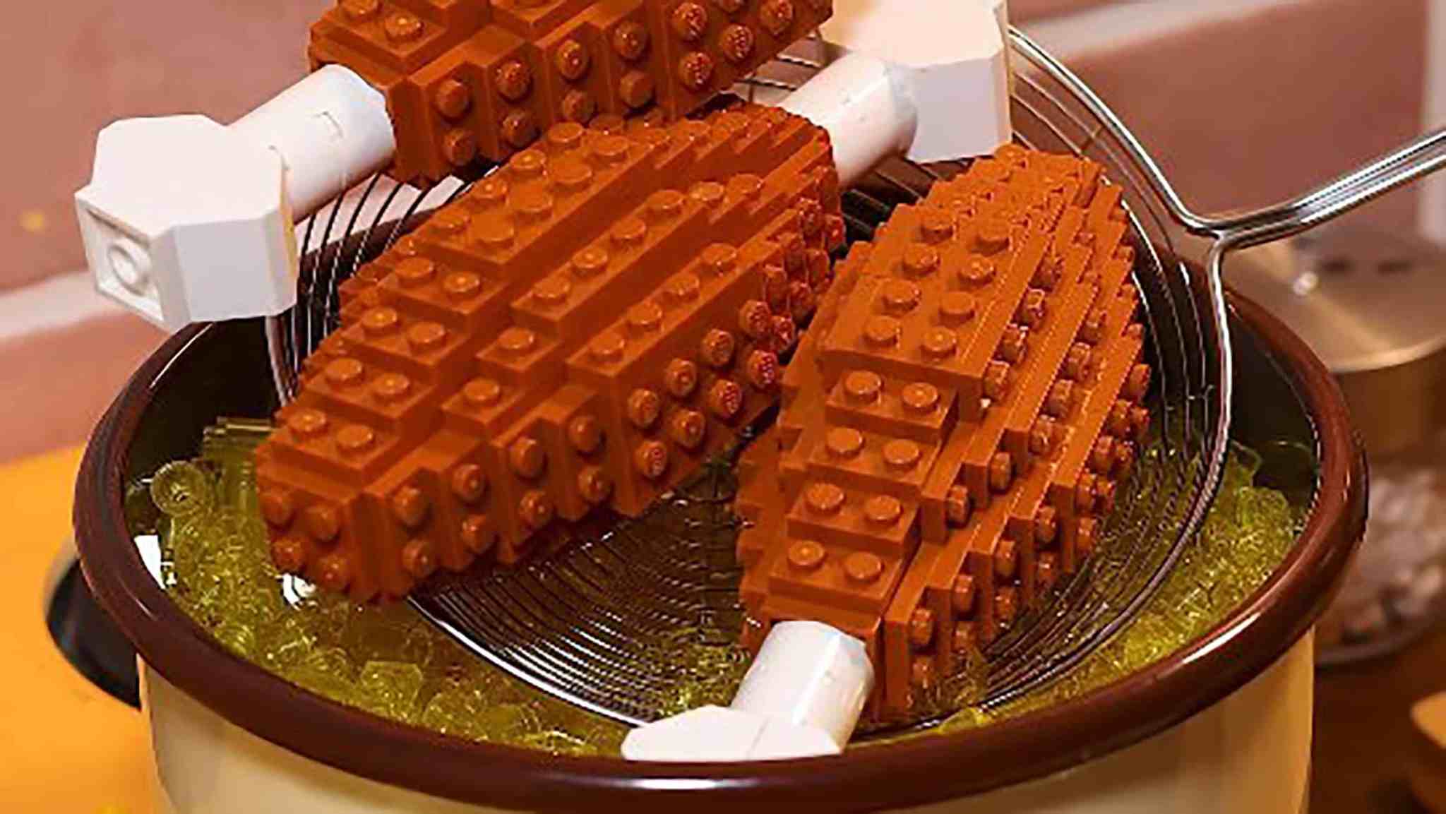 Captivating Custom LEGO Fried Chicken Video Gets Almost 4 Million Likes!