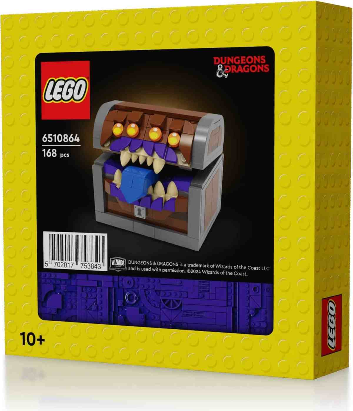Unveiling the Exclusive LEGO Dungeons & Dragons Mimic Dice Box (5008325)