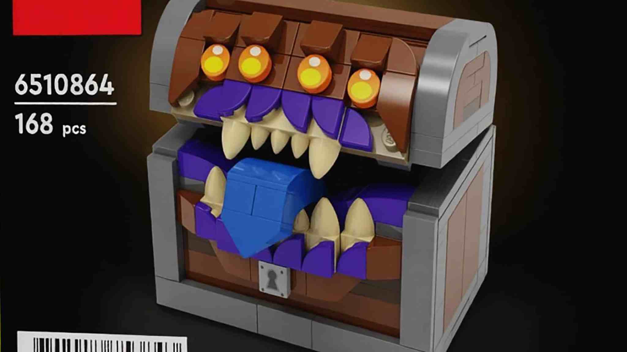 Unveiling the Exclusive LEGO Dungeons & Dragons Mimic Dice Box (5008325)
